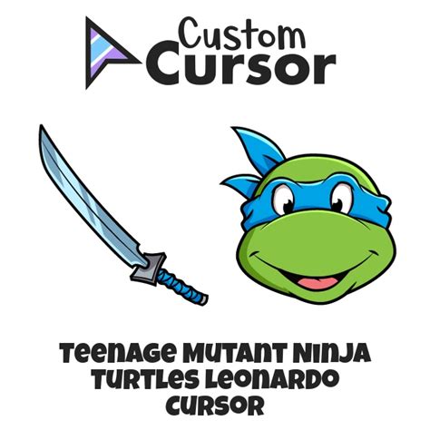 Teenage Mutant Ninja Turtles Leonardo Cursor Custom Cursor