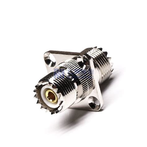 Uhf Female To Uhf Female Straight Flange Connector Adapter Renhotecrf
