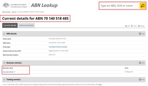 Updating Abn Numbers In Your Domain Info Online Aus Asia Online
