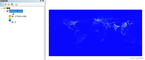 基于acgis从全球nc数据中提取中国地图并计算地区co2值nc数据转成栅格数据 Csdn博客