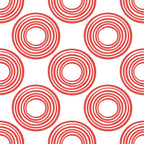 Premium Vector Abstract Seamless Pattern With Circles Rings Geometrical Background