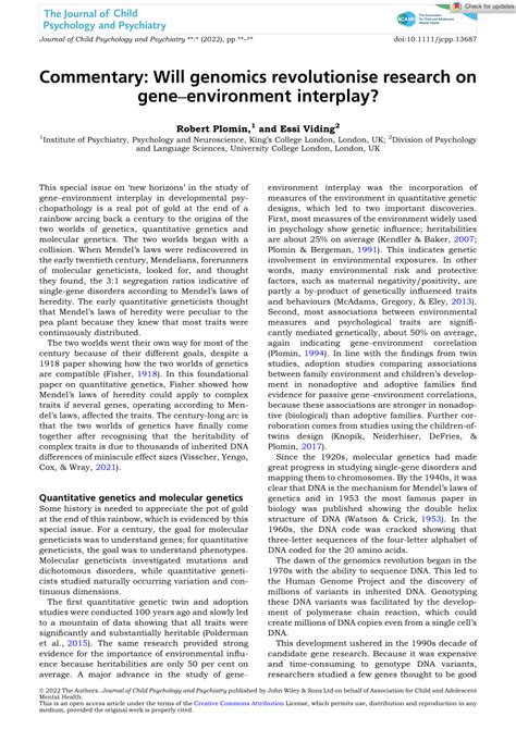 Pdf Commentary Will Genomics Revolutionise Research On Gene