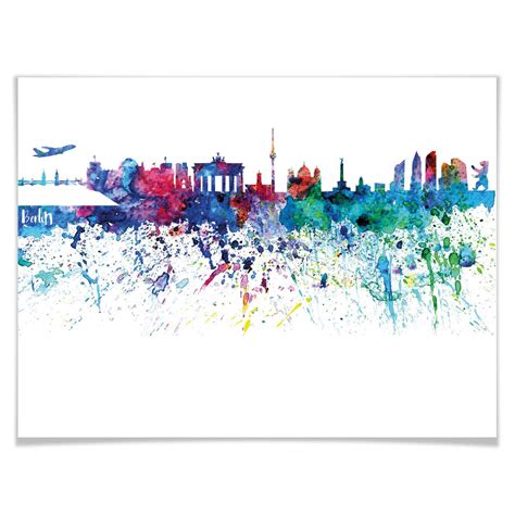 Poster Bleichner Berlin Skyline Wall