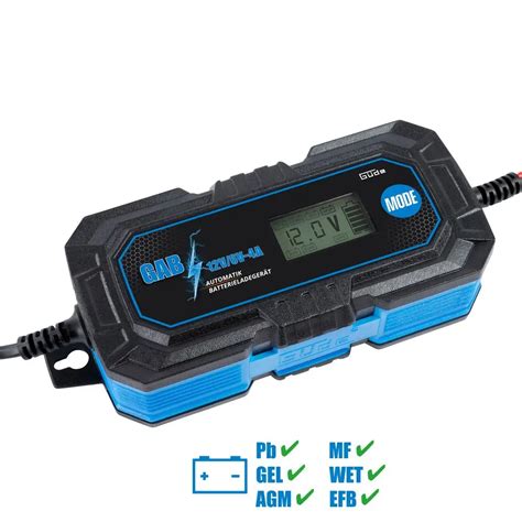 GÜde Automatik Batterieladegerät Gab 12v 6v 4a 85145