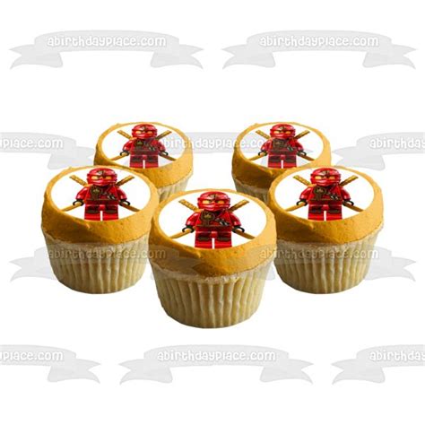 LEGO Ninjago Kai Red Ninja Edible Cake Topper Image ABPID Edible Cake Toppers Edible