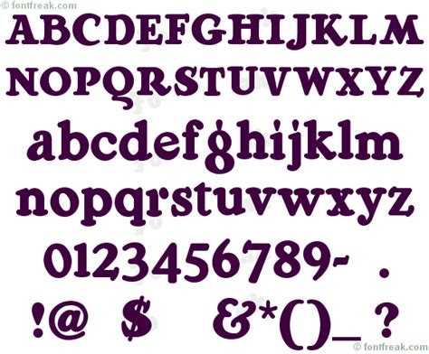 Font Freak Ragg Mopp Freeware By Nick Curtis