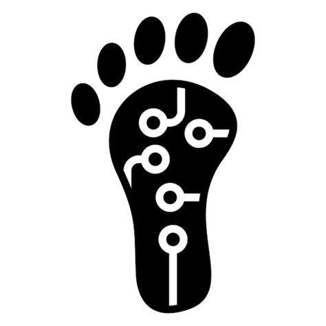 premium vector vector design digital footprint icon style