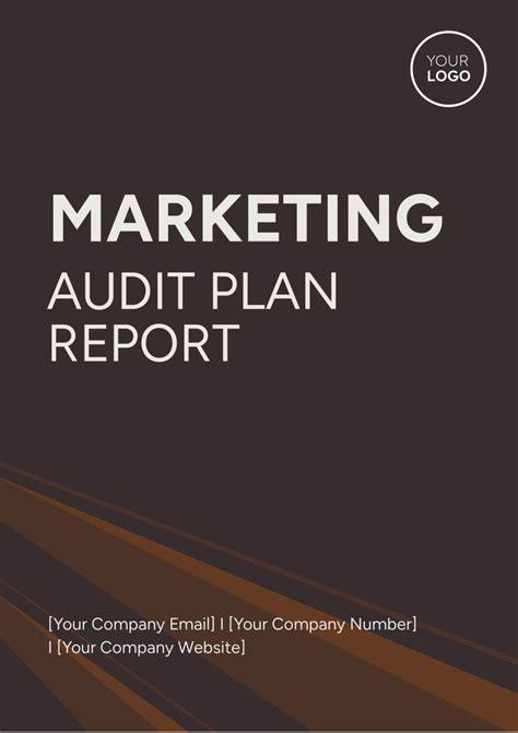 Free Marketing Audit Plan Report Template To Edit Online