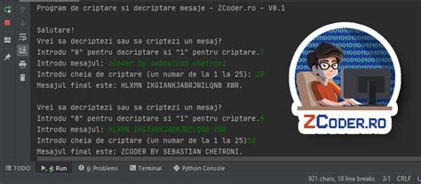 Program Python Pentru Criptare Si Decriptare De Mesaje Zcoder Ro