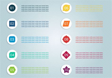 Free Number Bullet Points Vector Vector Art At Vecteezy