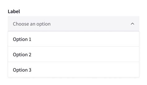 dropdown overview