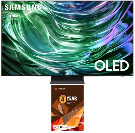 Samsung Qn83s90daexza 83 Inch 4k Oled Smart Tv With Dolby Atmos And 4 Year Amber Protection Plan