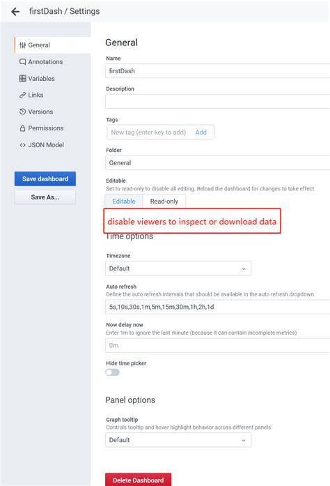 Disable Viewers To Inspect Or Download Data · Issue 34931 · Grafanagrafana · Github