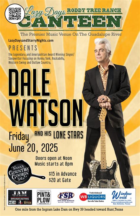 Dale Watson — Lazy Days Canteen And Starry Nights Amphitheater