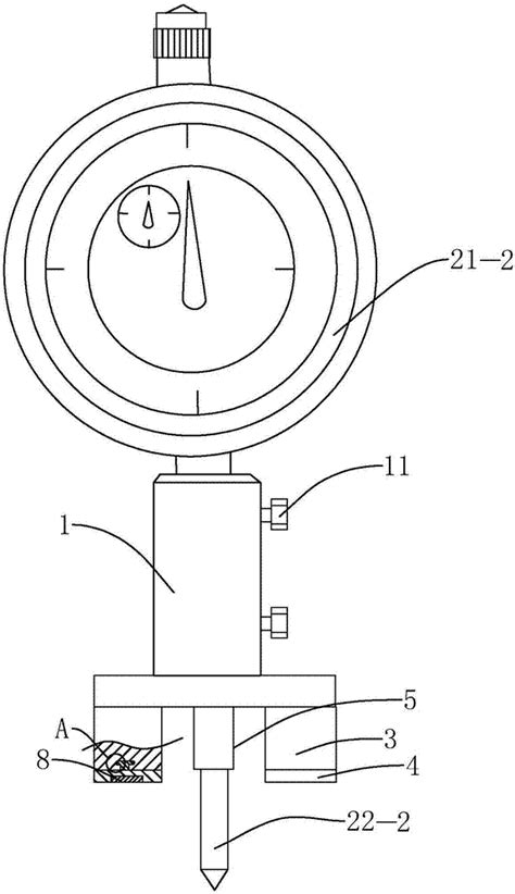 一种砂浆强度测量仪及其贯入深度测量表的制作方法