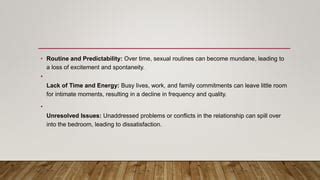 Importance Of A Healthy And Fulfilling Sex Life PPT