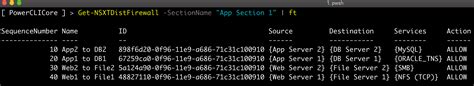 Managing Distributed Firewall Rules In Vmc Using Powershell And Nsx T