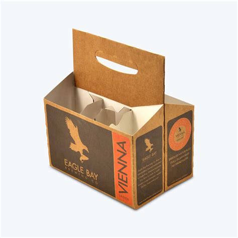 Custom 6 Bottles And Packs Beer Carrier Boxes Refine Packaging