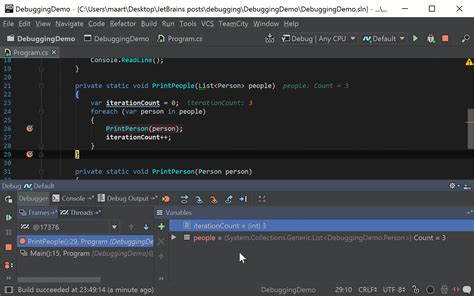 Running And Debugging A Net Project In Rider The Net Tools Blog