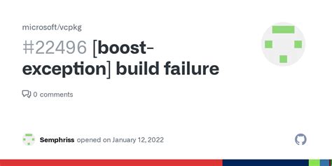 Boost Exception Build Failure Issue Microsoft Vcpkg GitHub