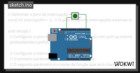 Interrupção Wokwi ESP STM Arduino Simulator