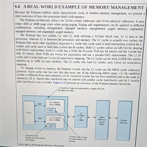Solved 5 Given Figure 629 “pentium Memory Hierarchy In