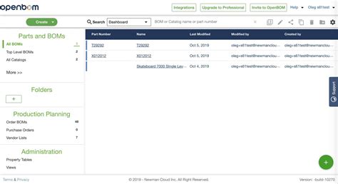 Your First Bill Of Materials In Openbom Openbom