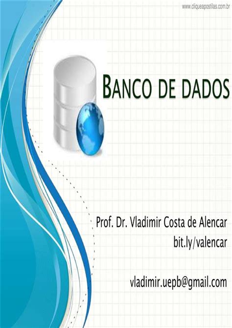 Clique Apostilas Apostila De Banco De Dados Ii