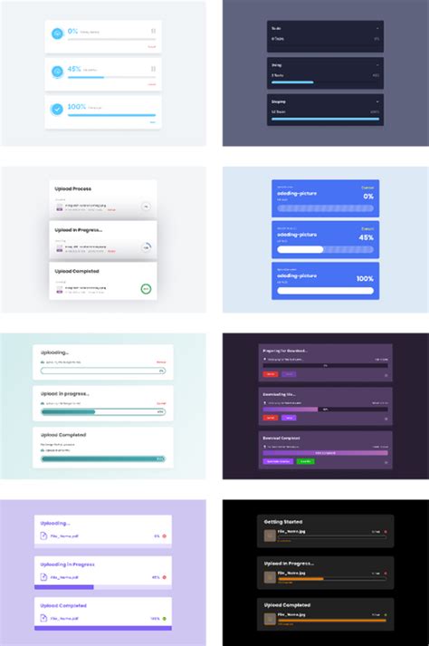 Progress Bar Ui Component Figma