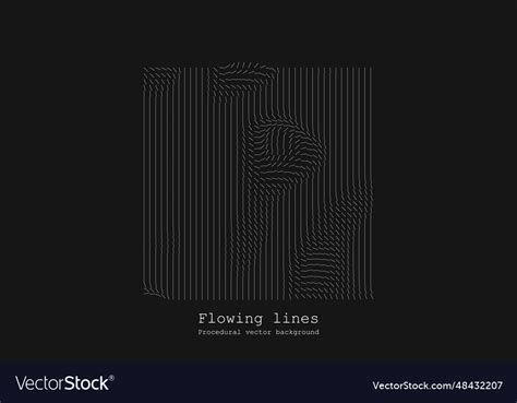 Abstract Line Matrix Pattern Noise Flow Dynamic Vector Image