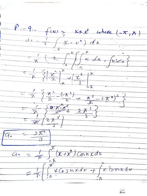 Fourier Series Problem Pdf