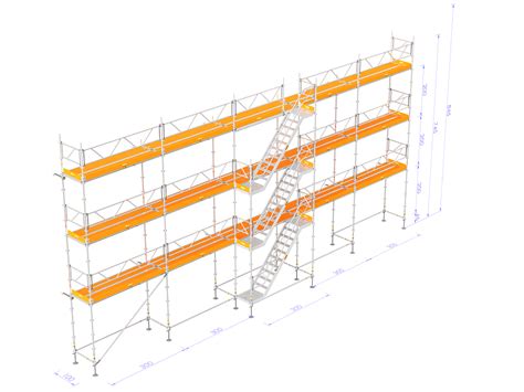 Scaffolding Nolimit Modular 15×8 M With Stairs Modular Scaffold No Limit™ Scaffold