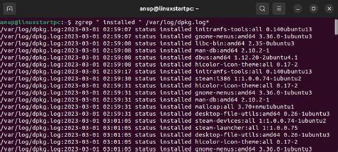 How To List Installed Packages On Ubuntu Linux Start
