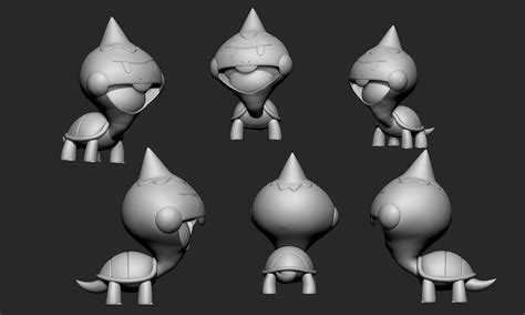 Pokemon Chewtle With 2 Poses 3d Model 3d Printable Cgtrader