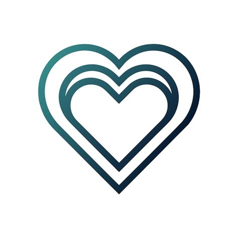 Premium Vector Heart Shape Vector Illustration Concept