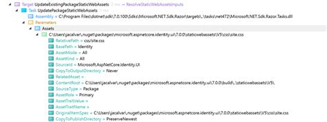 Regression In Static Web Assets In Newer Msbuild Versions · Issue 8153 · Dotnetmsbuild · Github