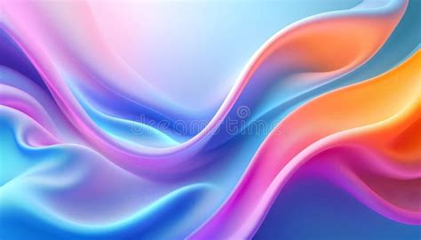 A Mesmerizing Display Of Colorful Flowing Shapes With Dynamic Gradients Creating A Beautiful