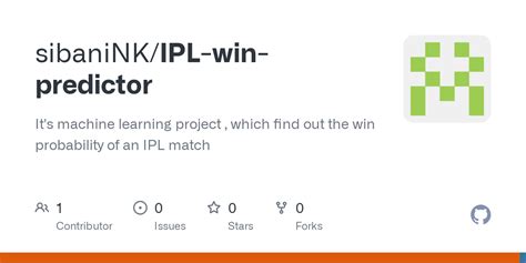 Github Sibaninkipl Win Predictor Its Machine Learning Project Which Find Out The Win