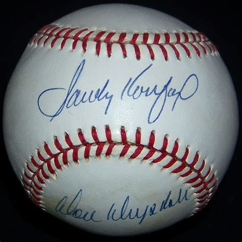 Sandy Koufax And Don Drysdale Dual Signed Autographed Baseball Beckett