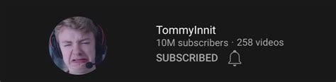 Big Man At 10 Million Pog Pog R Tommyinnit