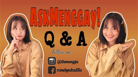 Askmenggay I Qanda I Menggay Vlogs Youtube