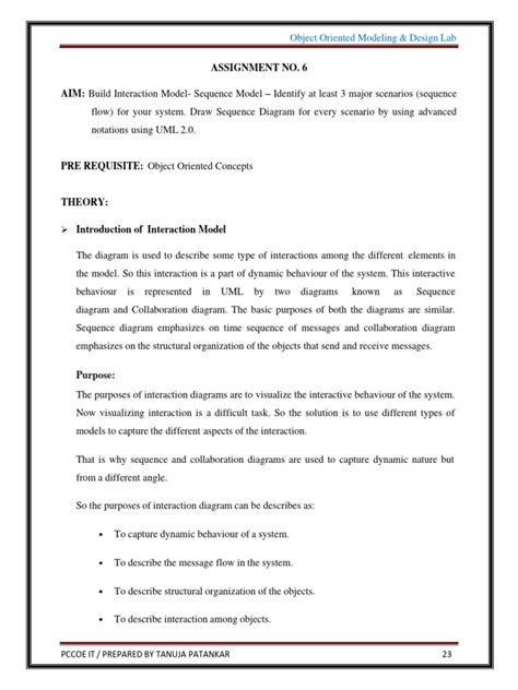 Oomd Assignment 6 Final Pdf Unified Modeling Language Use Case