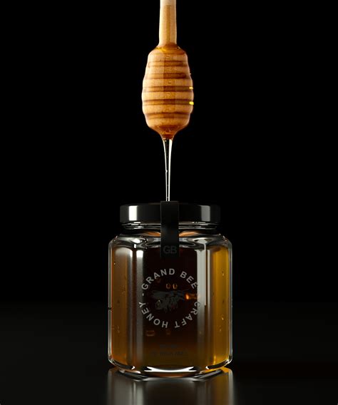 Packaging Design For Grand Bee Artisanal Honey For Export World Brand
