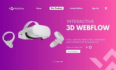 Design An Animated And Interactive 3d Webflow Website By Saasgidi Fiverr