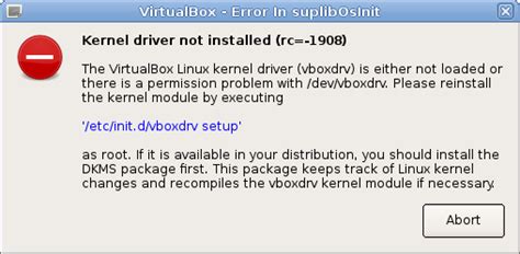 Solucionar error VirtualBox DKMS kernel modules Reparación de ordenadores y portátiles en Madrid
