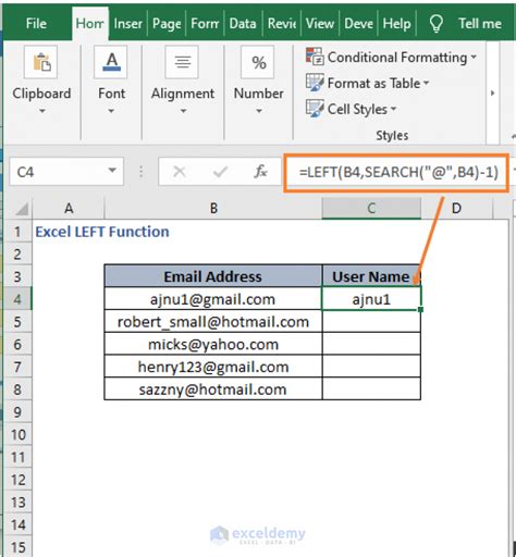 How To Use Left Function In Excel 4 Examples Exceldemy