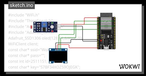 Photoresistoroledthingspeak Wokwi Esp32 Stm32 Arduino Simulator