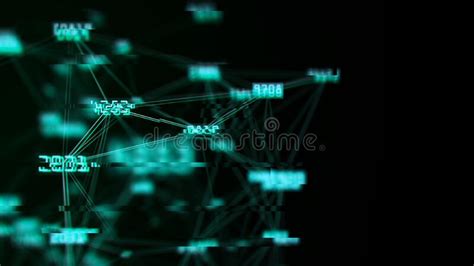 Network Connection Structure Concept Of Hi Tech And Future Communication And Web Concept Big
