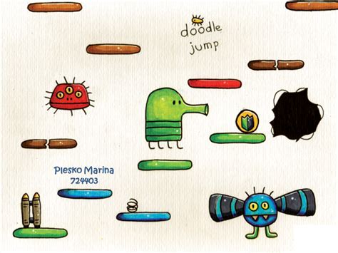 Doodle Jump Game Review On Behance
