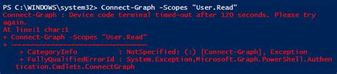 Connect To Graph Fails In Windows Powershell Ise · Issue 247 · Microsoftgraphmsgraph Sdk